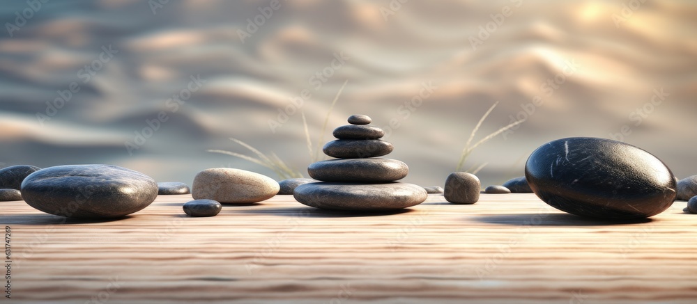 Zen stones that have an area where you can customize with text or ideas ...