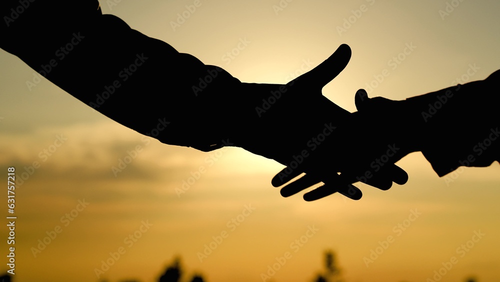 sign symbol handshake, silhouette handshake, team people handshake ...