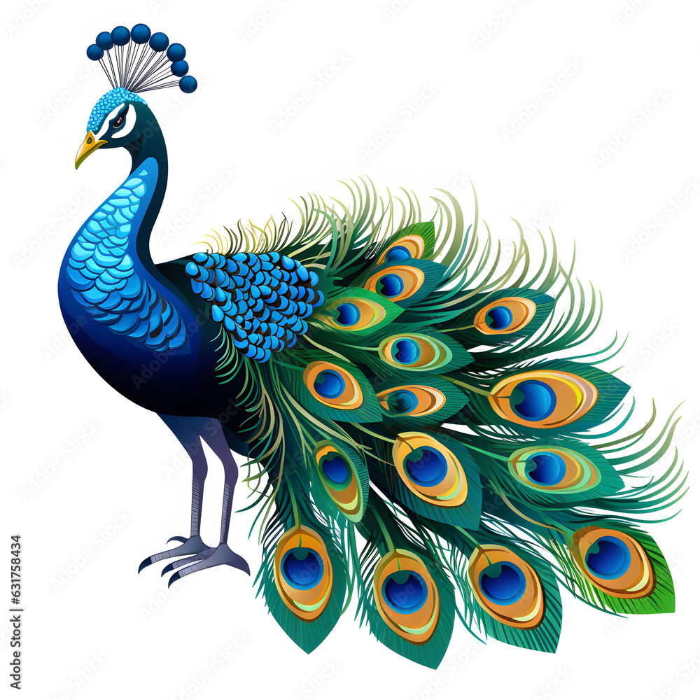 peacock clip art,peacock clip art, decorative Stock Illustration ...