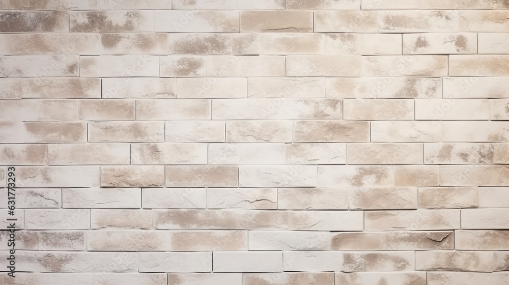 cream brick wall texture background. Brickwork and stonework flooring ...