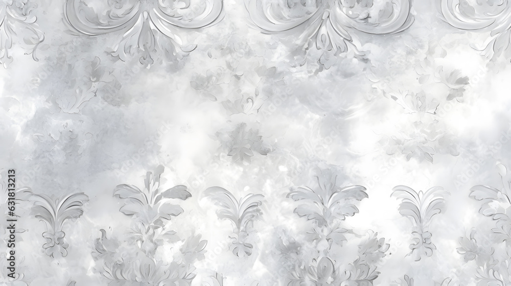 Generative AI : Imperial rococo pattern Vector ornament decor. Baroque ...