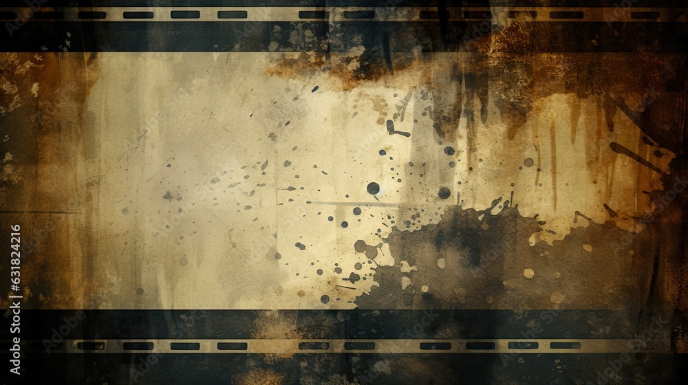 Aged Analog Film Texture Background for Art Banners and Blank ...