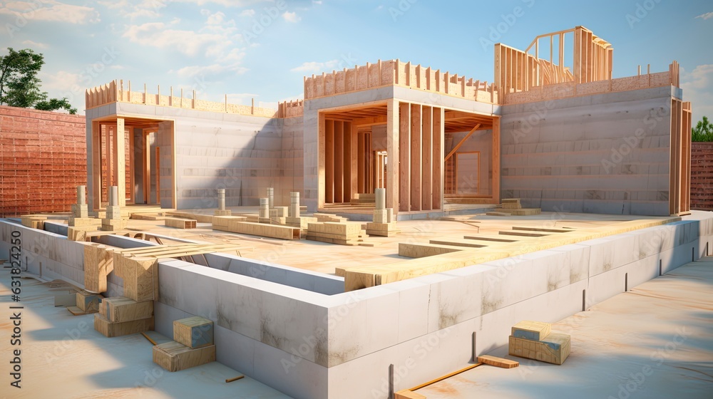 Building a Strong Base: New Home Foundation Construction with Concrete ...