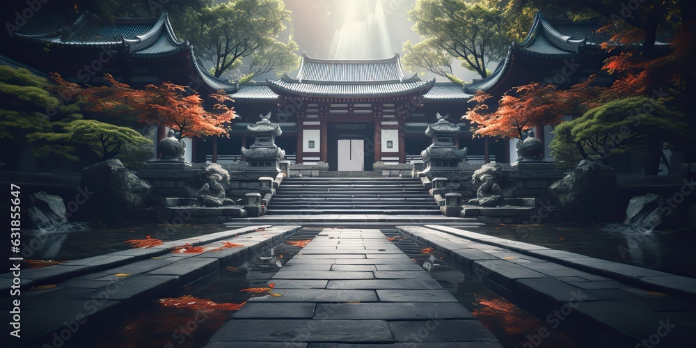 AI Generated. AI Generative. Traditional history asian Japanese Chinese ...