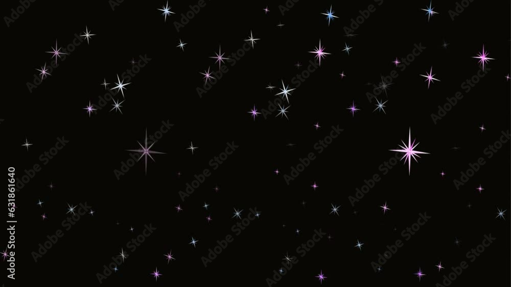 stars background and 2d animation , night sky, shiny stars abstract Background, shining stars ...