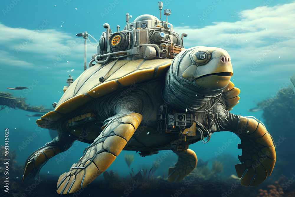 Stylish futuristic combat armor, cute exoskeleton with nanotech ...