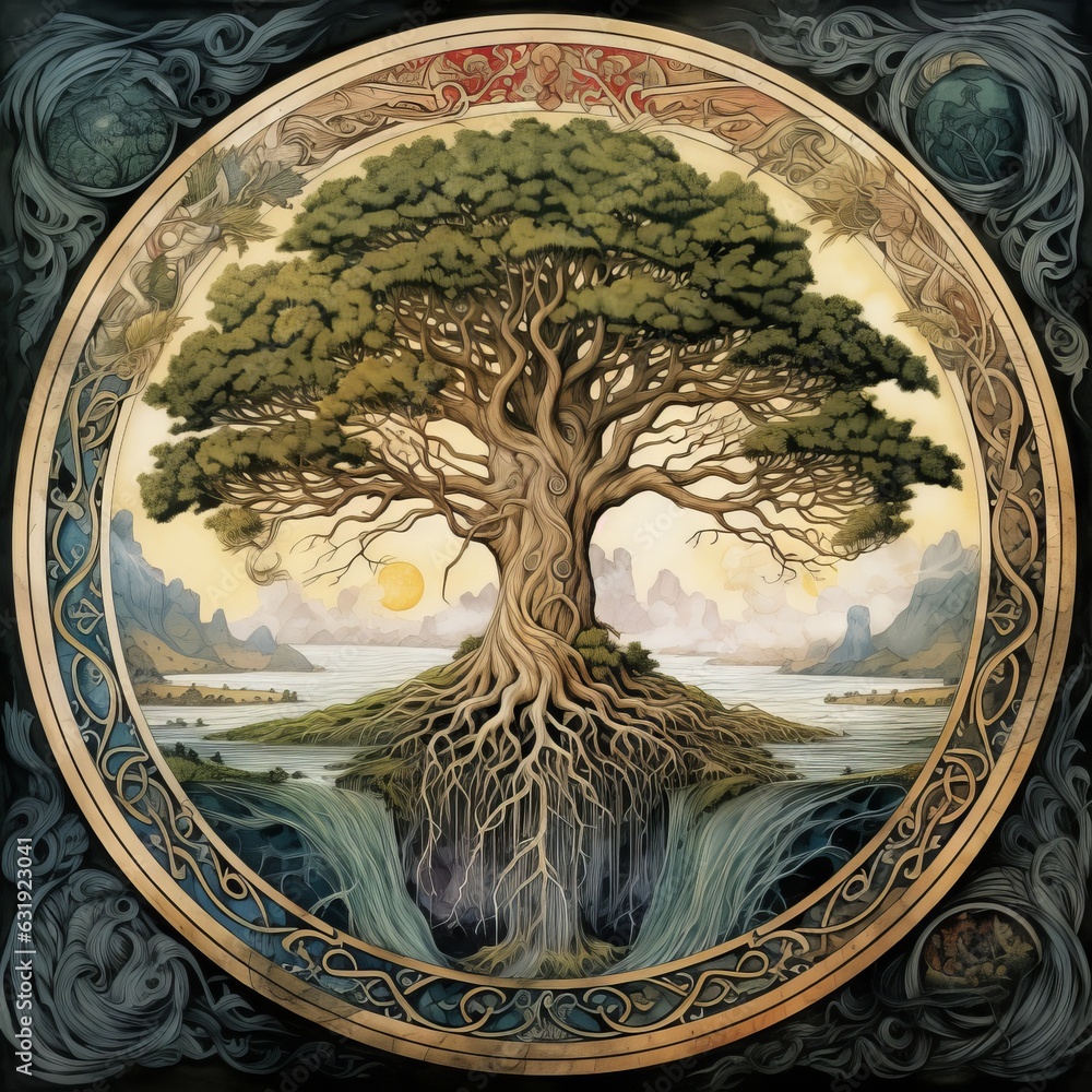the eternal yggdrasil: a glimpse into norse mythology, Generative AI ...