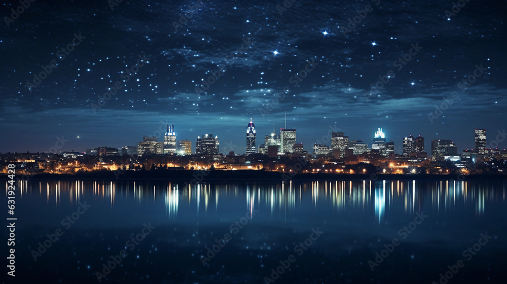 Crystal clear image of the Orion constellation, stars twinkling ...