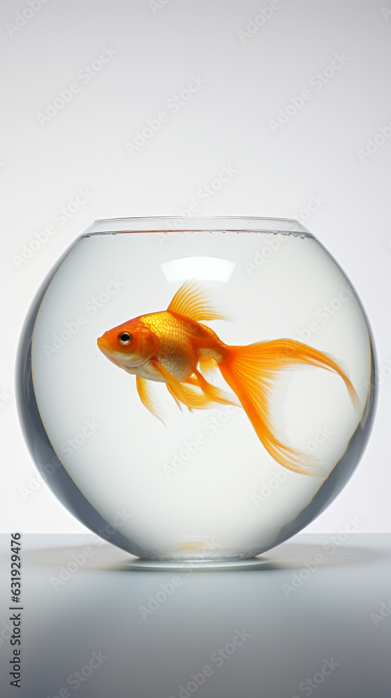 Goldfish in round aquarium - Goldfish - Goldfish - Aquarium - freedom ...