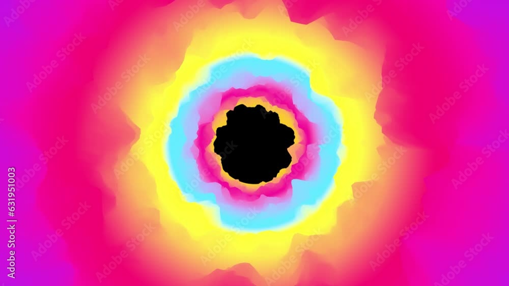 A background of abstract animated gradients in rainbow colors in a ...