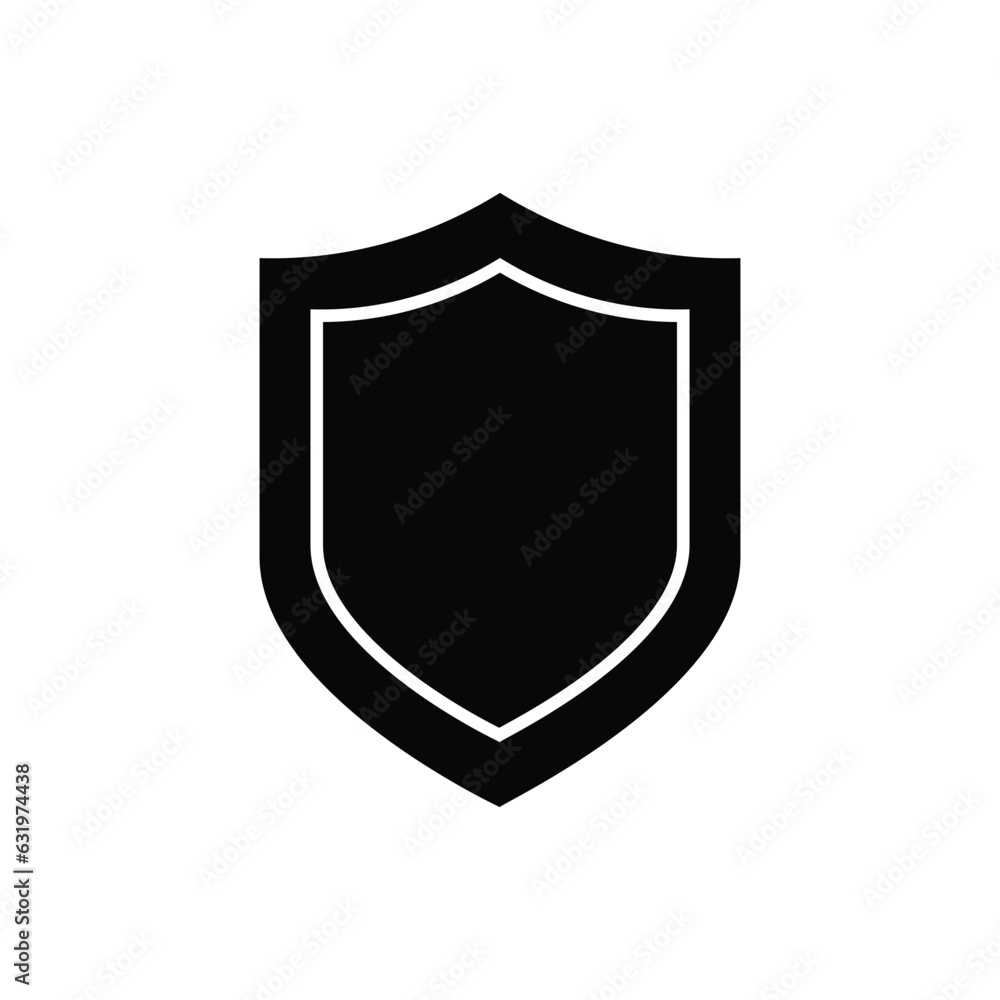 Shields line icon set. Different shields shapes. Line art. Protect ... Shields line icon set. Different shields shapes. Line art. Protect ...