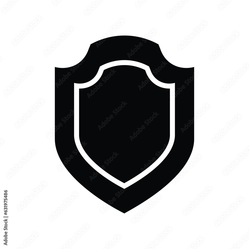 Shields line icon set. Different shields shapes. Line art. Protect ... Shields line icon set. Different shields shapes. Line art. Protect ...