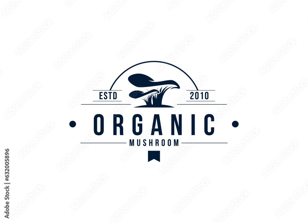 mushroom farm logo design, brand logo for mushroom product Stock Vector ...