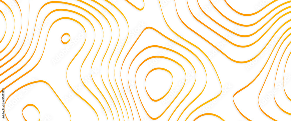 Luxury gold abstract line art background vector, gold topographic ...