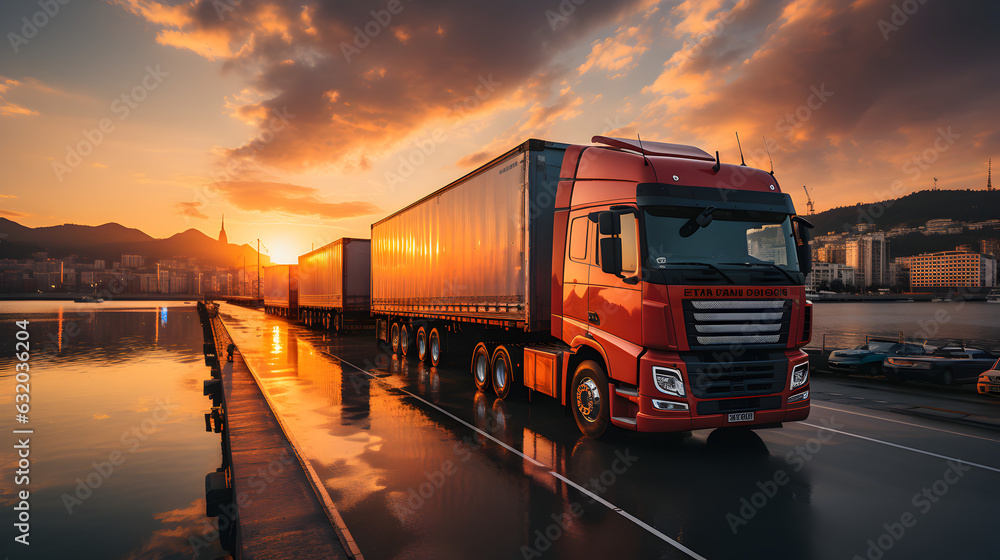 Modern System transportation and logistic import export and transport ...