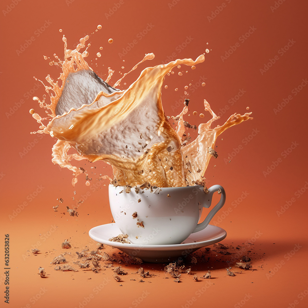 milk tea, spill the tea, gossip, logo, background image, product photo ...