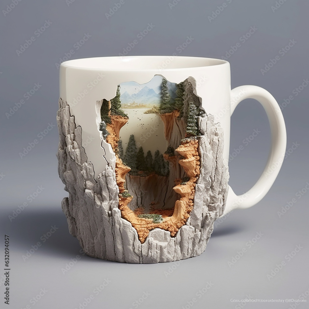 nature cup, camping cup, woods, campground, hiking, national park ...