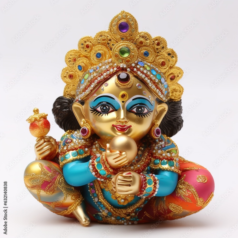 Happy Krishna Janmashtami, laddu gopal, Generative ai. Stock ...