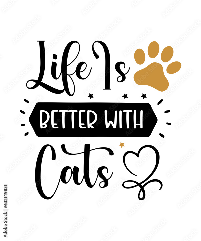 Cat svg Bundle, Cat Lover svg, Cat Mom svg, Funny Cat svg, Cat Quotes ...