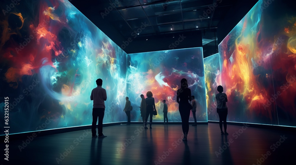 Immersive, interactive digital art installations blur the boundaries ...