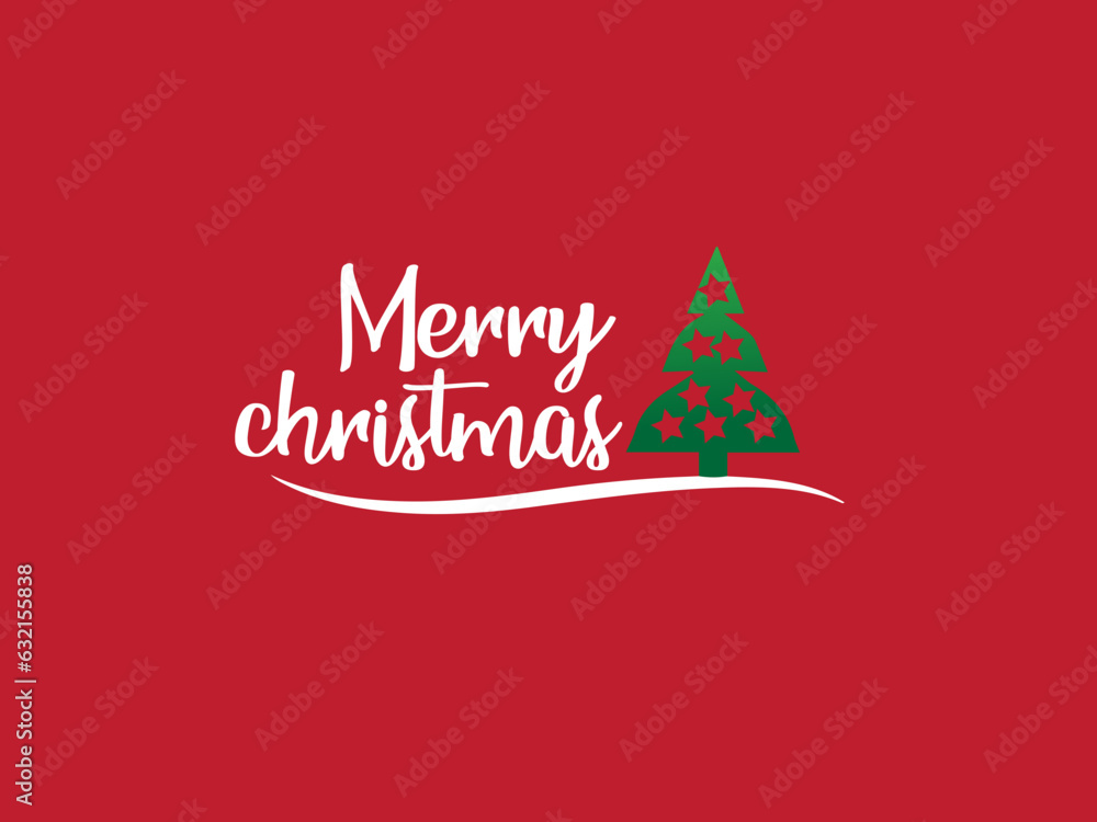 Merry Christmas Logo Merry Christmas logo design with happy children ...