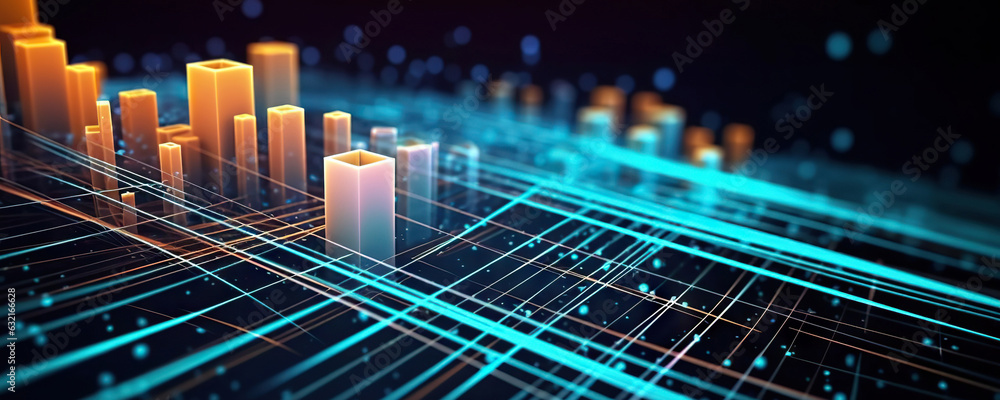 Abstract digital background. Can be used for technological processes ...