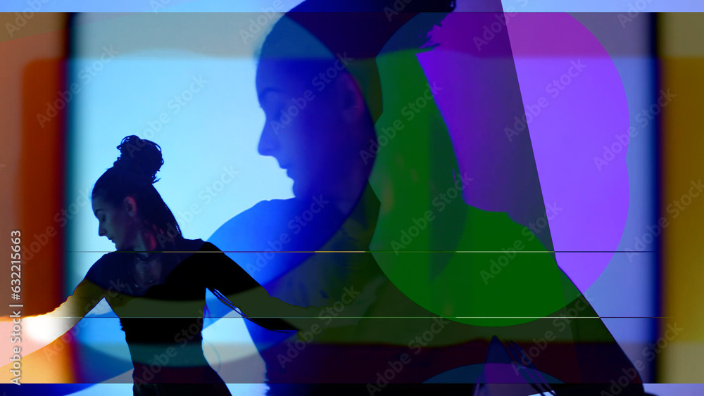 Film flicker effects Stock Template | Adobe Stock