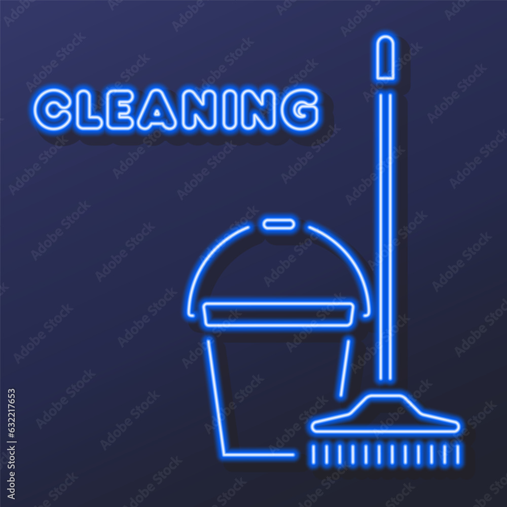 mop neon sign, modern glowing banner design, colorful modern design ...