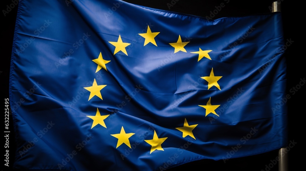 european union, flag, blue background, stars, unity, solidarity ...