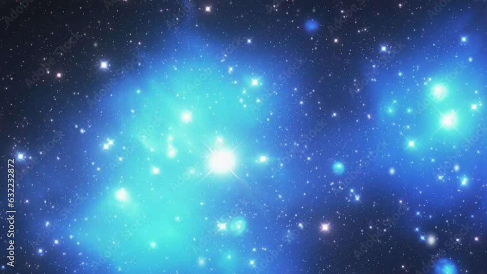 Galaxies in open space. Video background on space theme. Stock Video ...