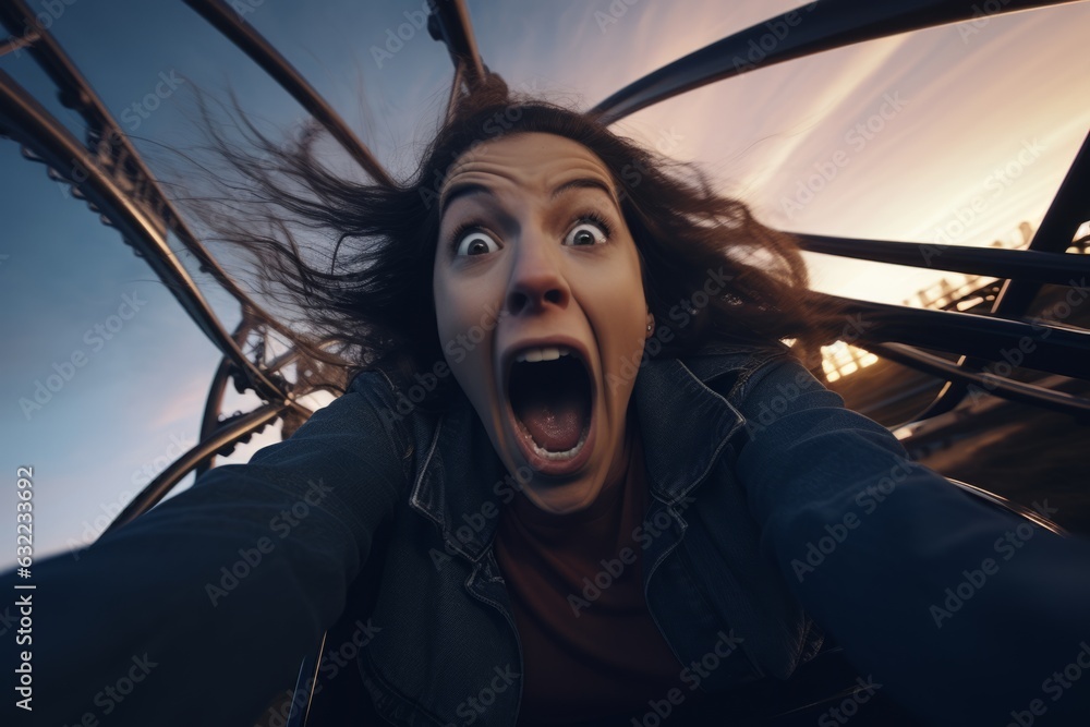 Stunned enthusiastic happy funny shocked amazed wonder screaming ...