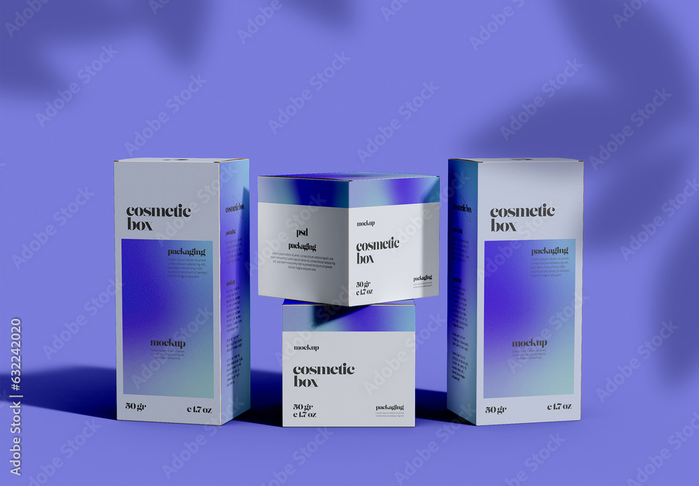 Box Collection Mockup Stock Template | Adobe Stock