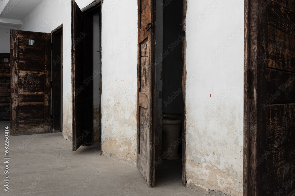 Solitary confinement cells in the Small Fortress, which served as a ...