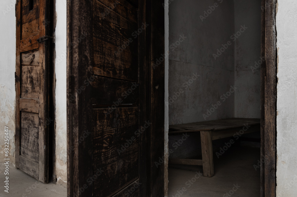 Solitary confinement cells in the Small Fortress, which served as a ...