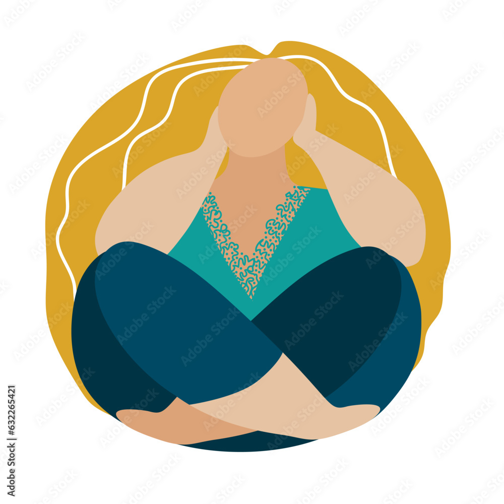 Body positive. Curvy young woman in sporty wear. Plus size model ...