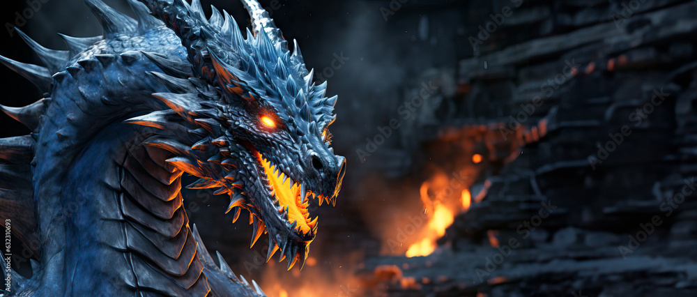 Enchanting Close-Up: Mythical Blue Dragon Ignites the Year of the ...