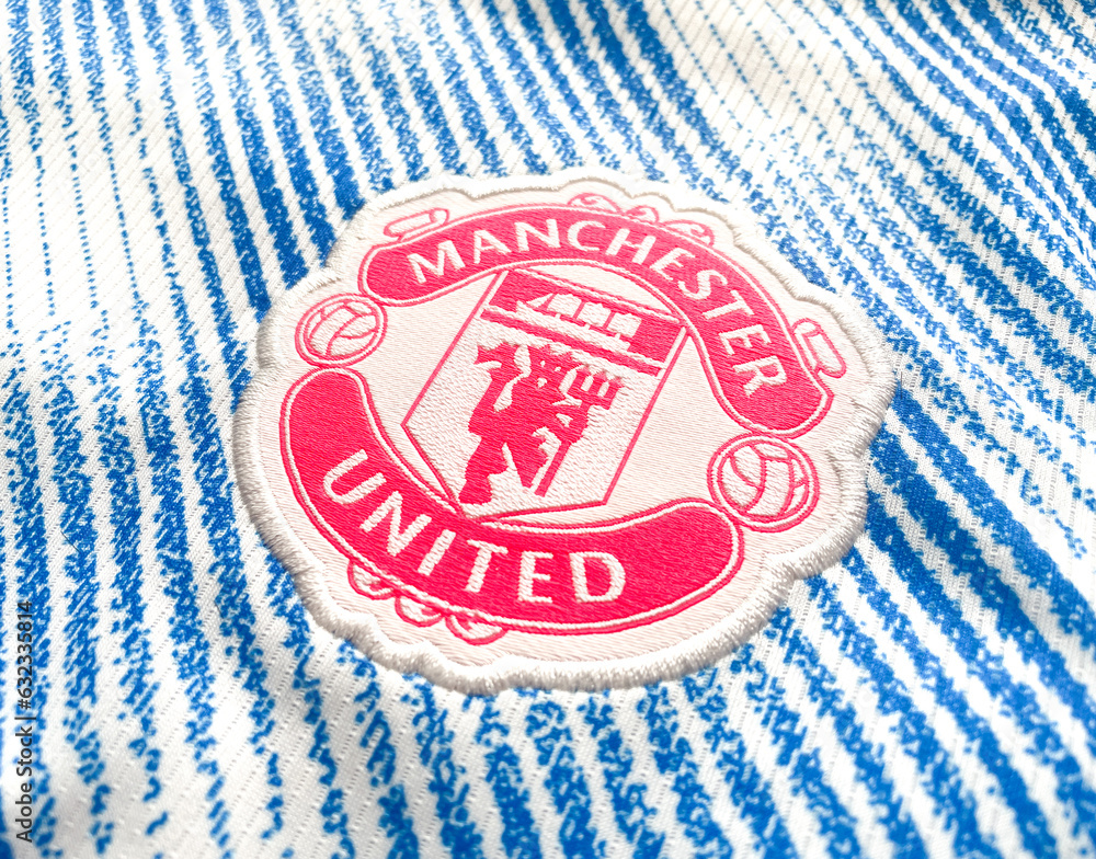 Manchester United crest symbol logo football Stock Photo | Adobe Stock