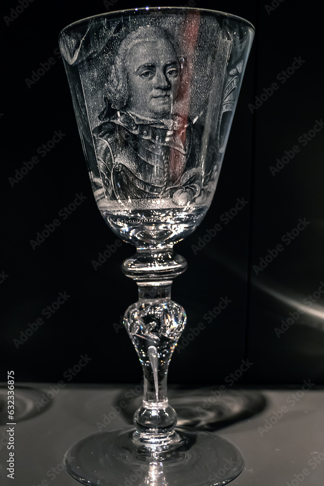 Interior of famous Amsterdam Rijksmuseum dedicated to arts and history ...