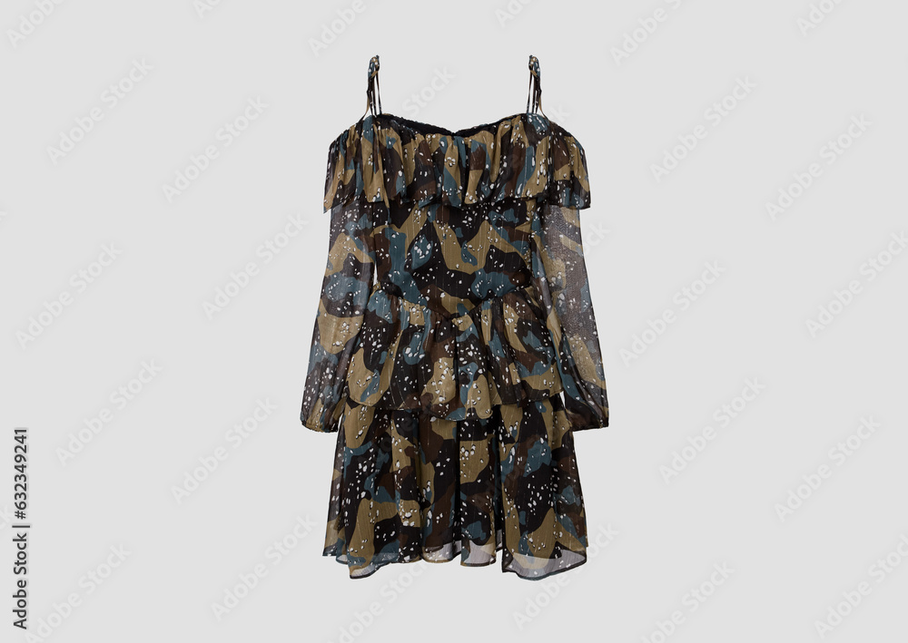 Ghost mannequin, Women's Designer Sundress mini Dress Strapless without ...