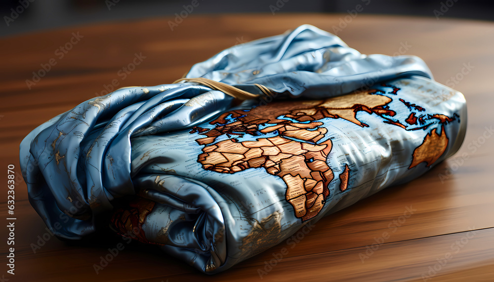 Worldly Comfort - Wrap Yourself in Wanderlust with World Map-Inspired ...