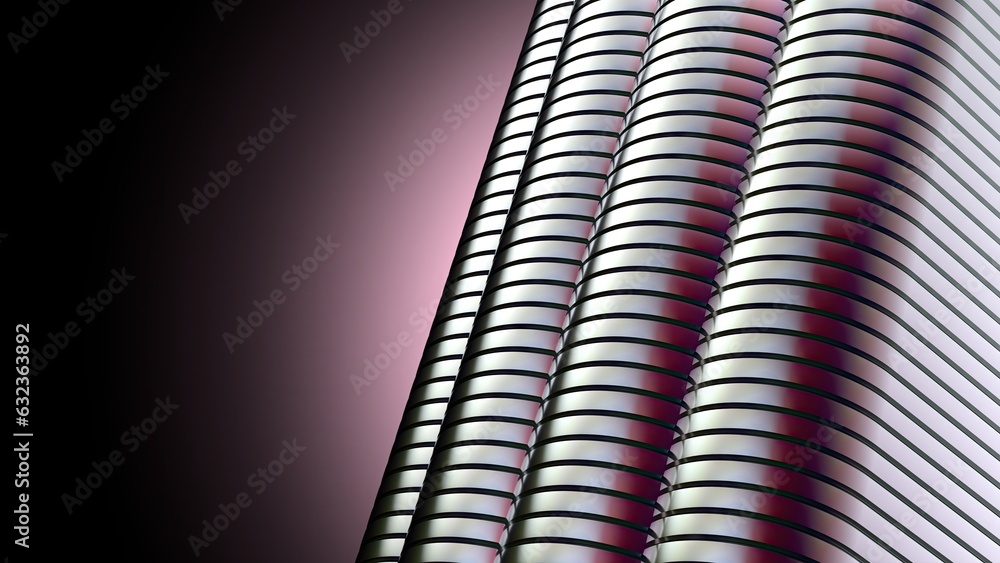 Elegant and Modern 3D Rendering image background of densely overlapping ...