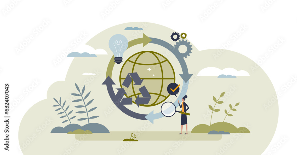 Circular economy model for sustainable resources saving tiny person ...