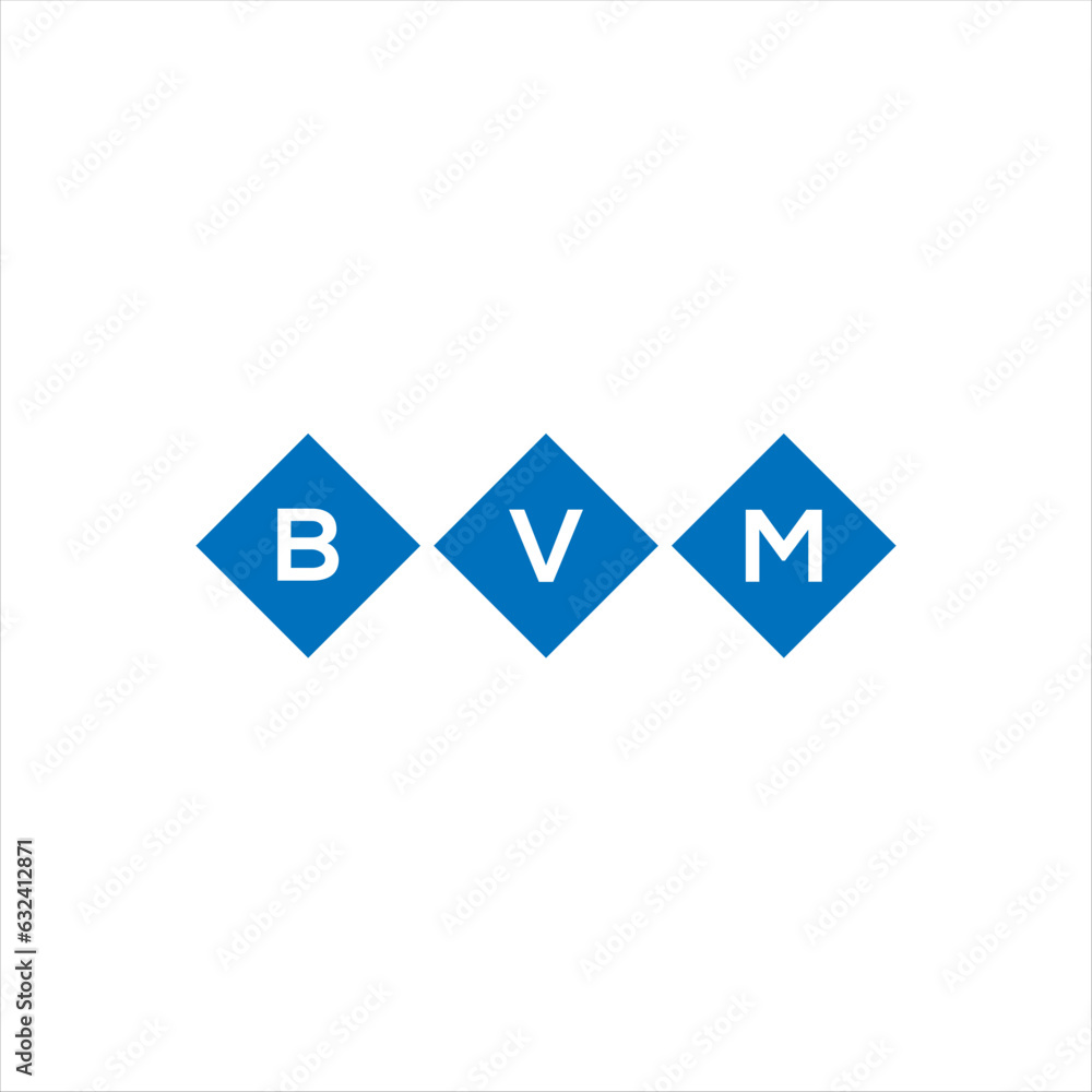 BVM letter technology logo design on white background. BVM creative ...