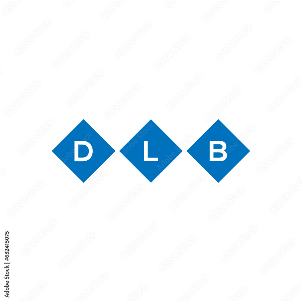DLB letter technology logo design on white background. DLB creative ...