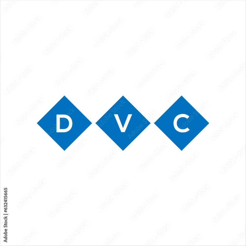 DVC letter technology logo design on white background. DVC creative ...