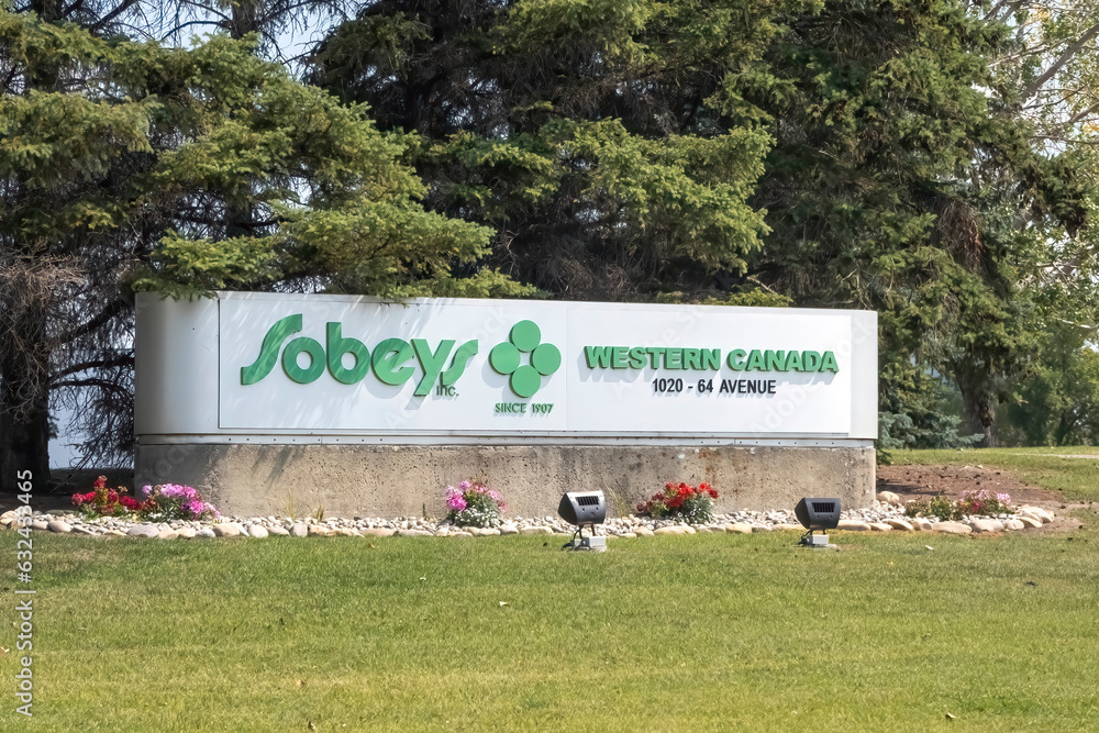 Calgary, Alberta, Canada. Aug 7,2023. Sobeys Western Canada Corporate ...