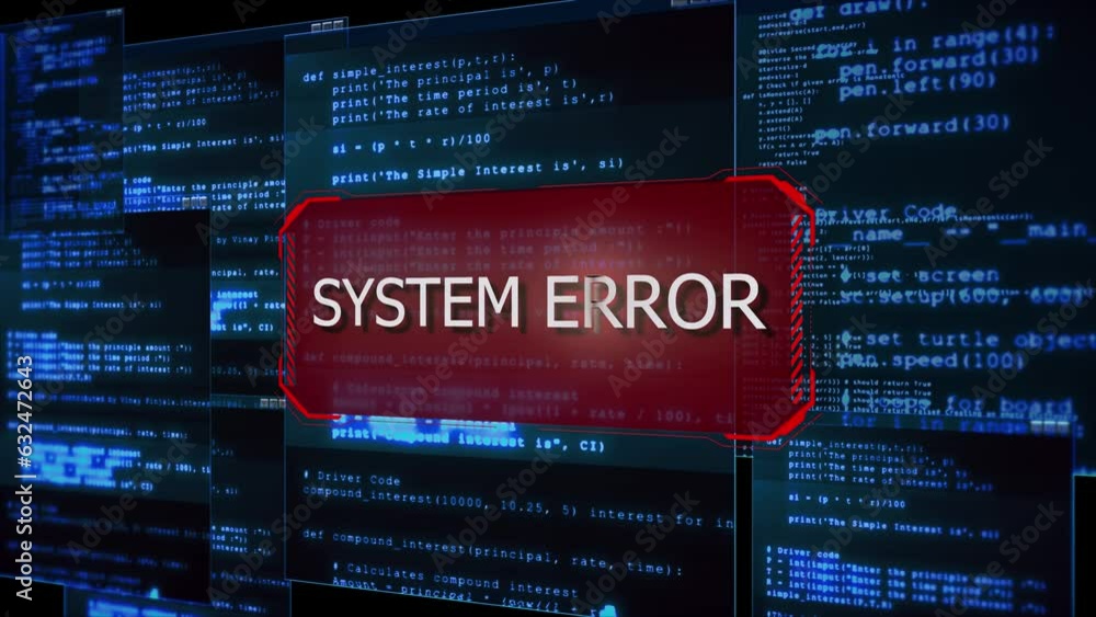 Vidéo Stock System hacking message Background code background virus ... Vidéo Stock System hacking message Background code background virus ...
