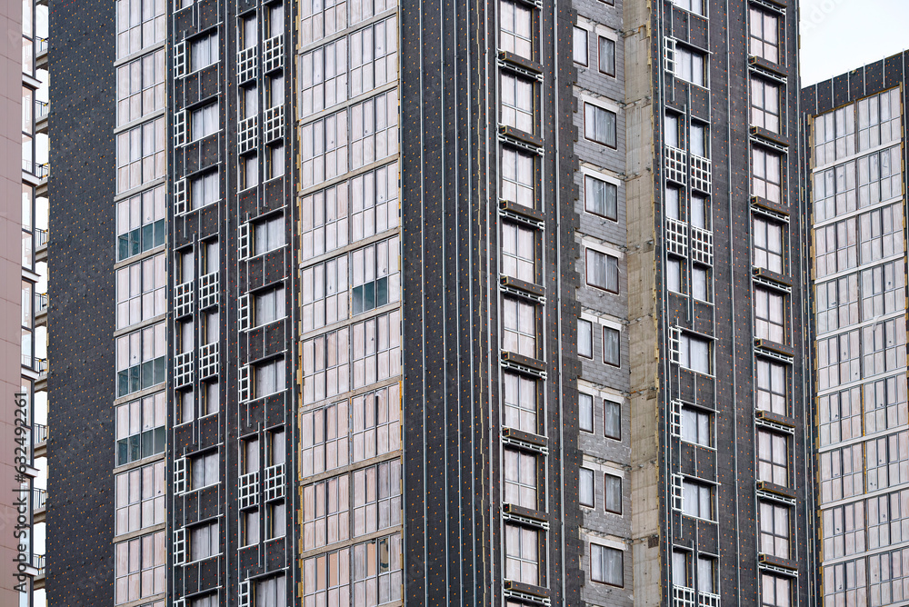 Building thermal insulation, decorative exterior cladding. Insulation ...