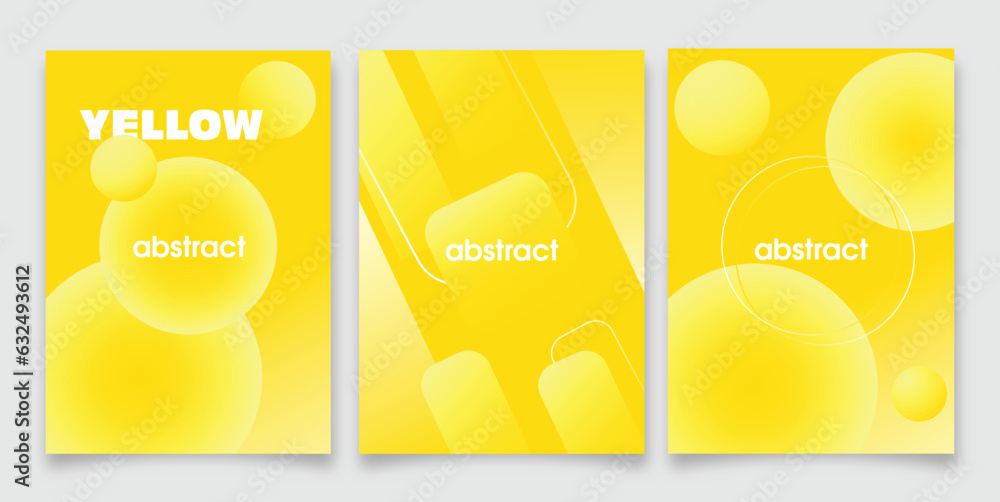 Abstract yellow trendy gradient background. website banner template ...