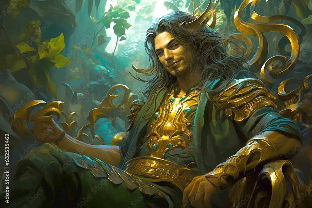 The Prankster's Charm - Mischievous Portrait of Loki, the Cunning ...